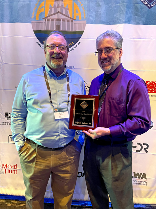 Steve Sullivan Receives Floodplain Management Award for Excellence!